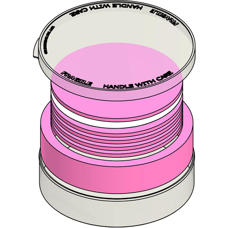 Horizontal Wafer Shipper MC-800SW – Secure Packaging