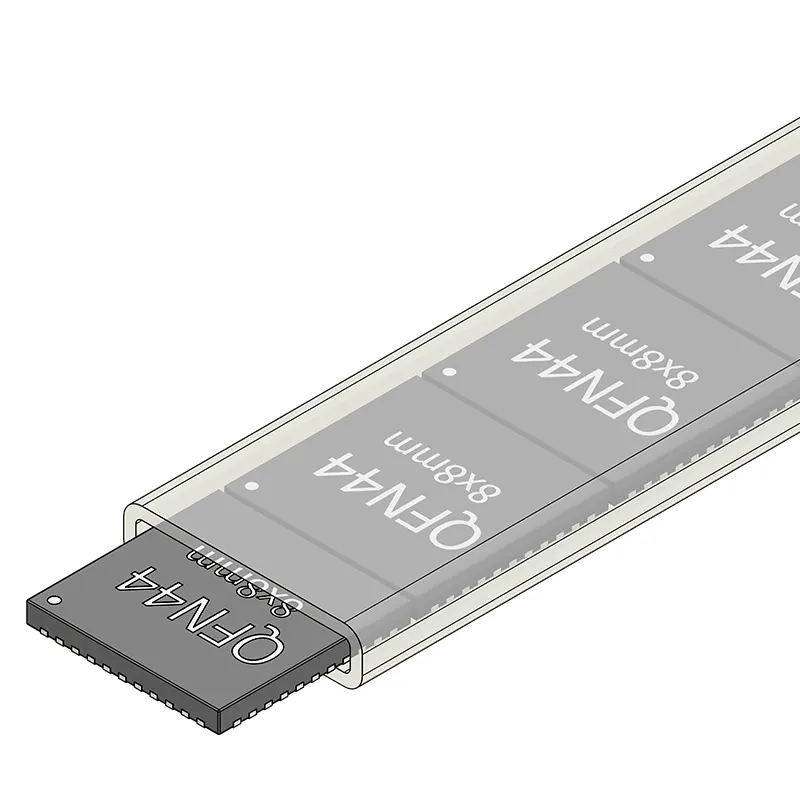 Antistatic Shipping Tubes QFN - MLF - LPCC - Secure ESD